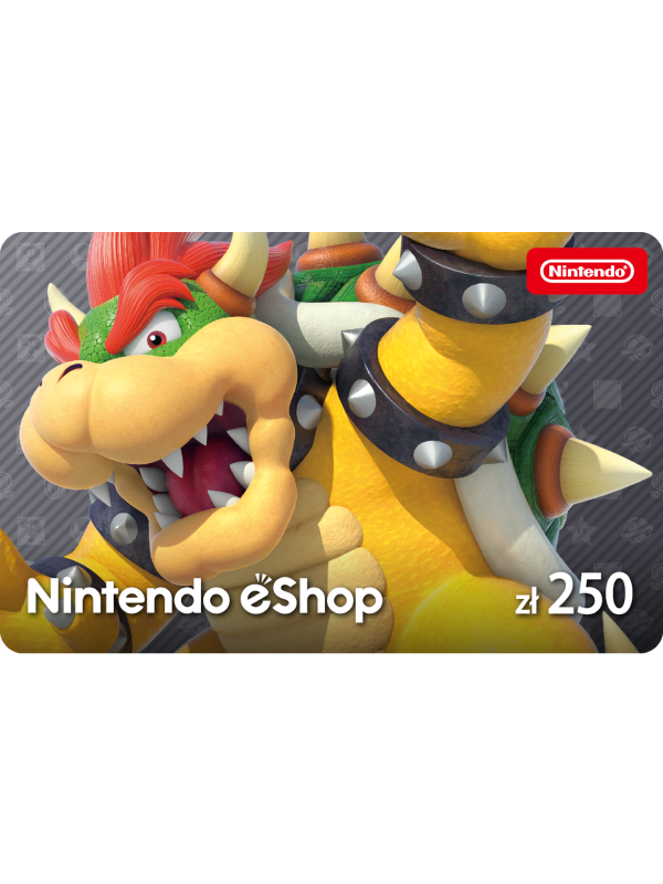 Nintendo Gift Card 250 PLN | The Perfect Gift for Gaming Enthusiasts